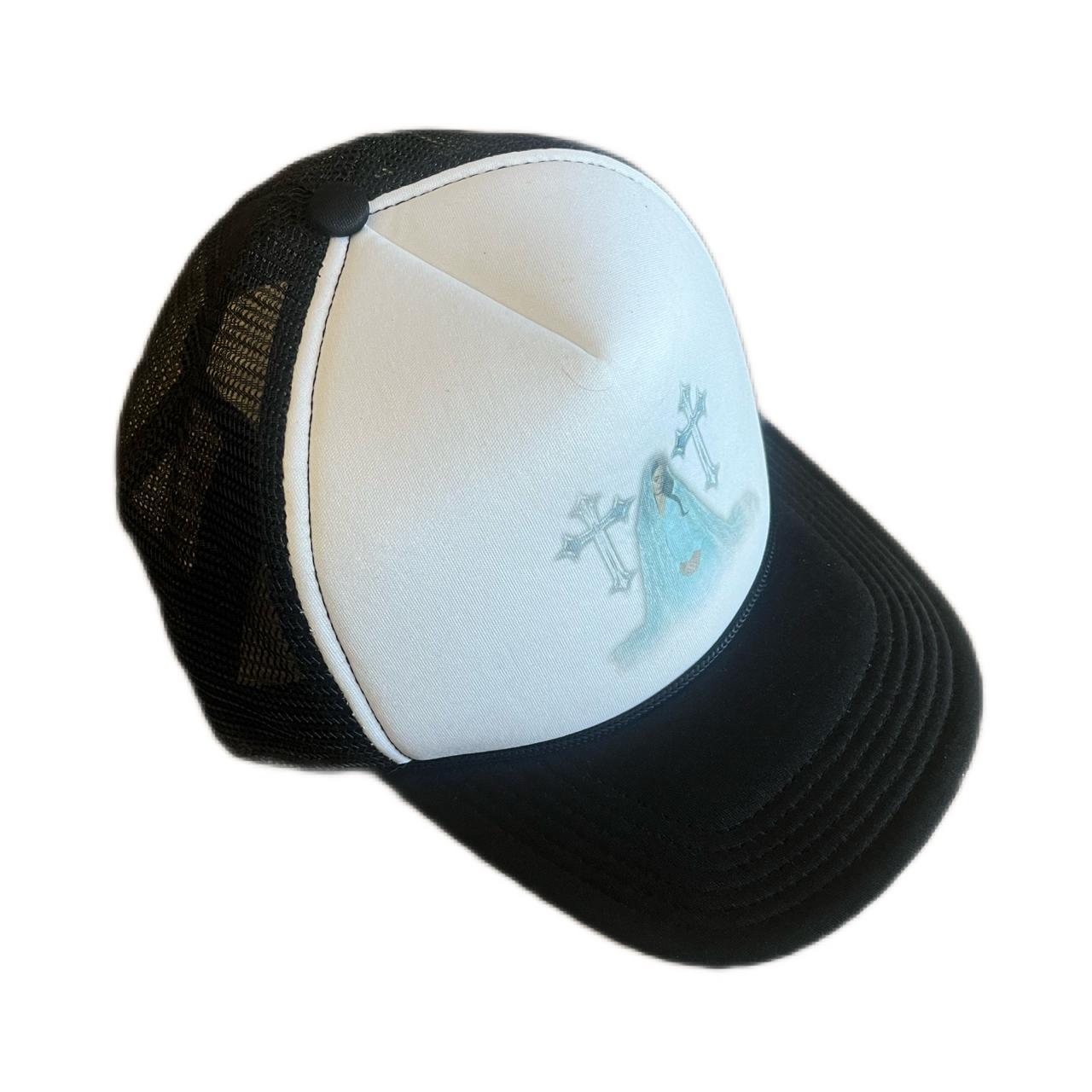 lana del rey cross screen printed trucker hat - very... - Depop