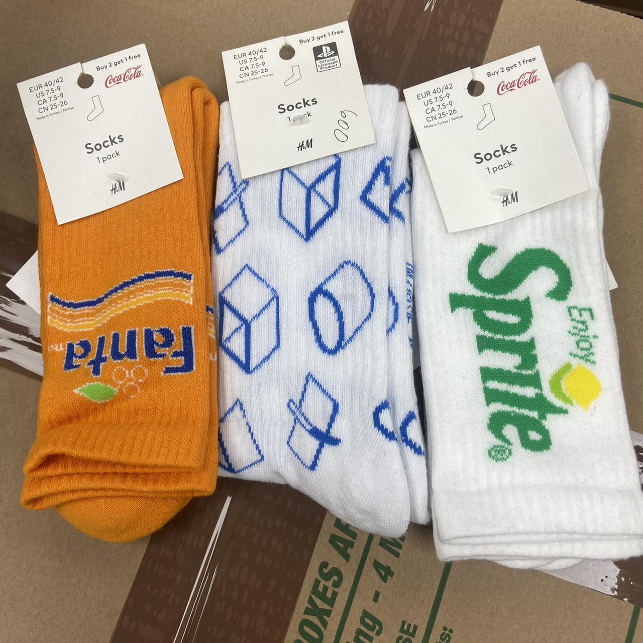 H&M Socks Size 7.5-9 - Depop