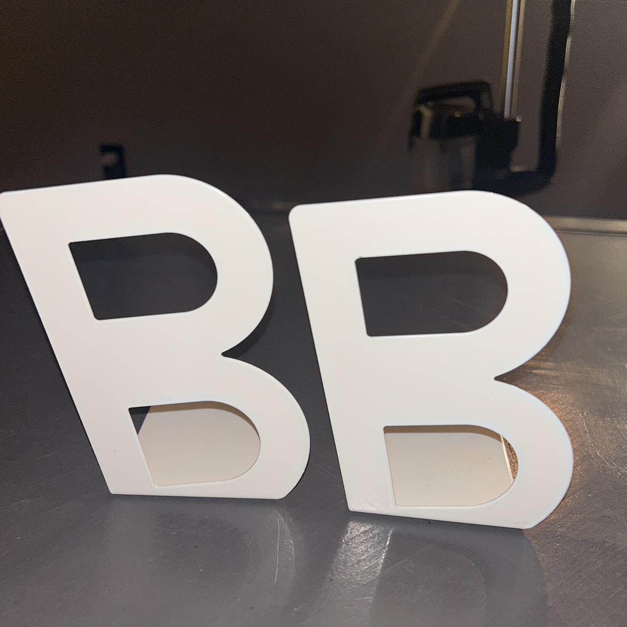 IKEA Slanted B Bookends - set of 2 - Depop