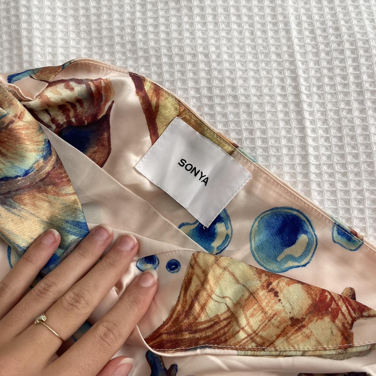 Sonya Moda Nour Seashell Mini Dress - Multi - Size... - Depop