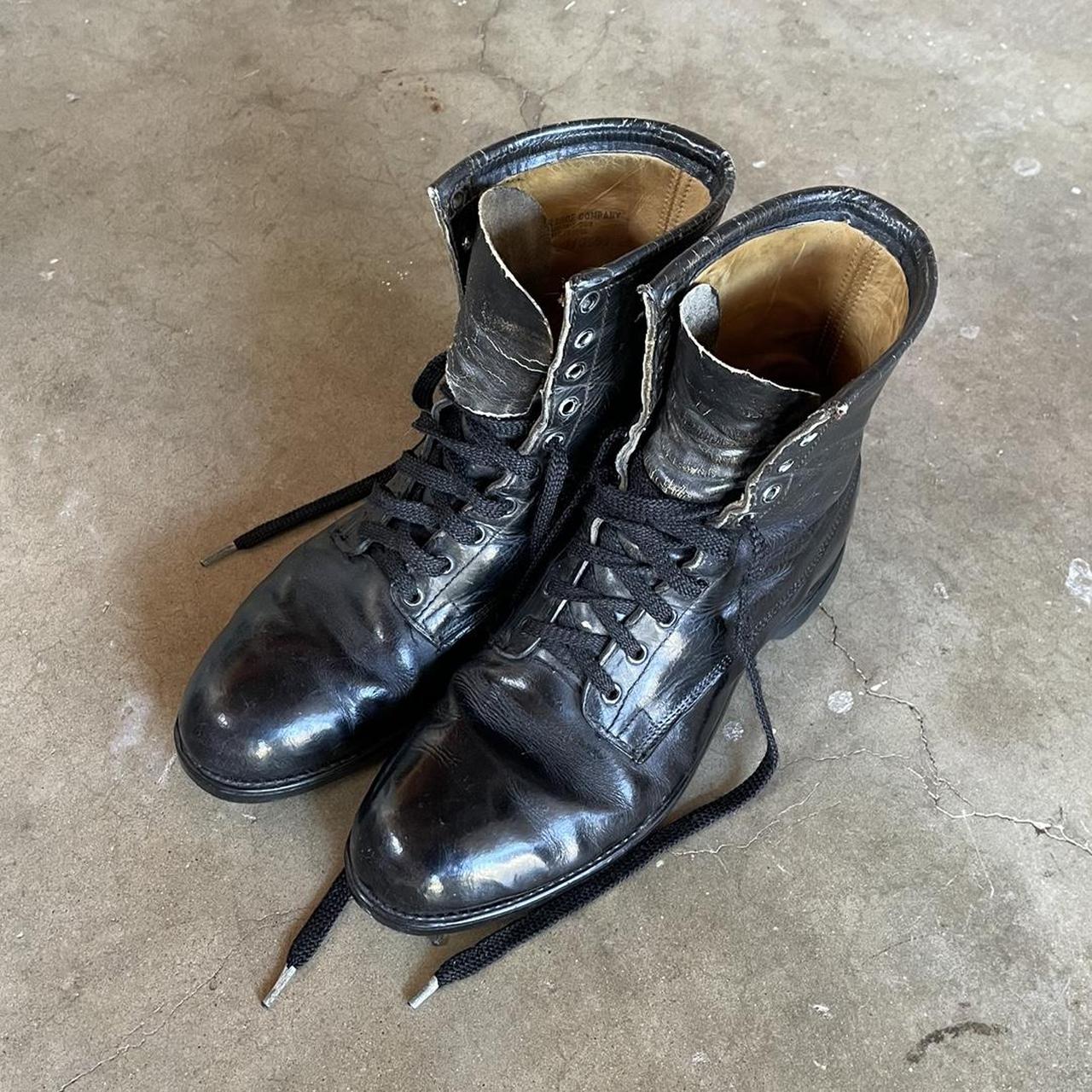 Vintage 1970’s Addison shoe company steel toe laced... - Depop