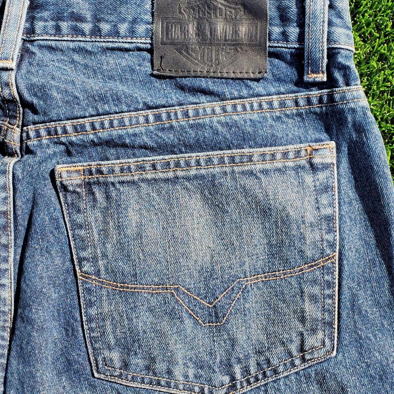 Harley Davidson pants Sick pants Good fit - Depop