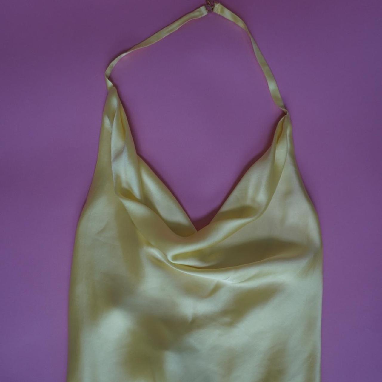 Zara Women's Yellow Vest | Depop