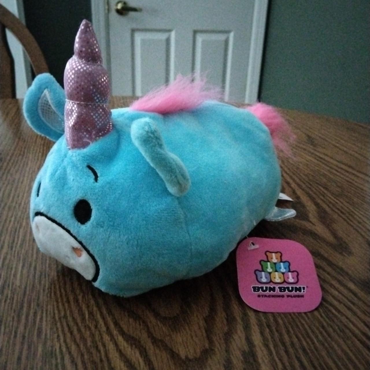 NWT Bun Bun Plush Unicorn Stuffed Animal Very Cute - Depop