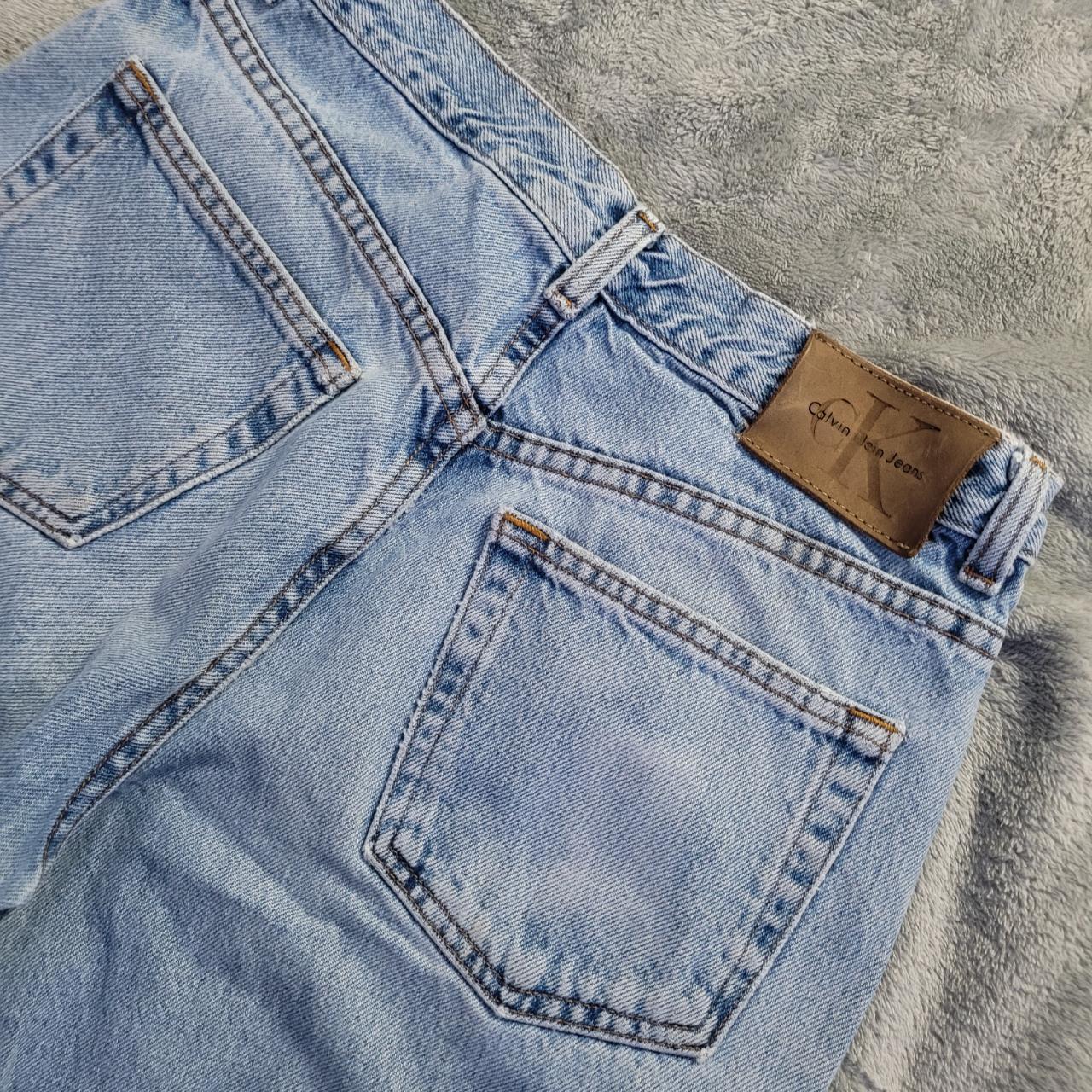 Calvin Klein Jeans Easy Fit Light blue double... - Depop