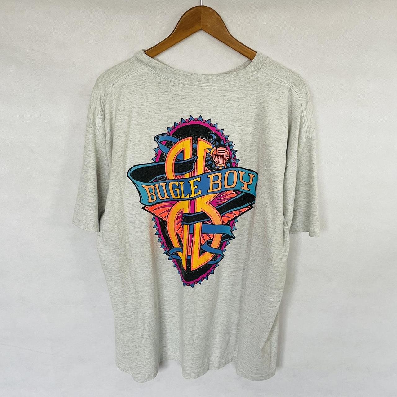Vintage 90s Bugle Boy tee, made in USA. Very good... - Depop