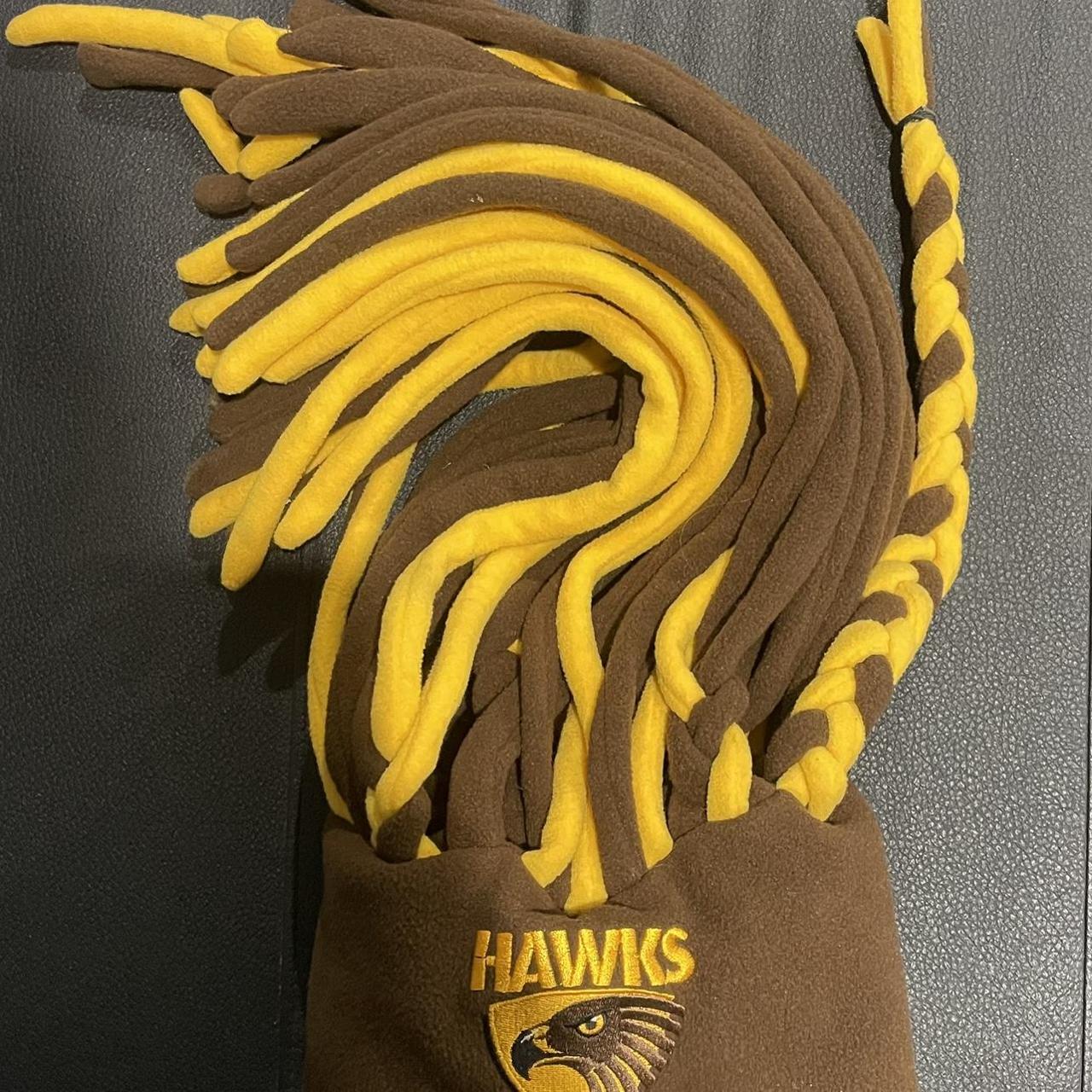 AFL hawthorn crazy hat - Depop