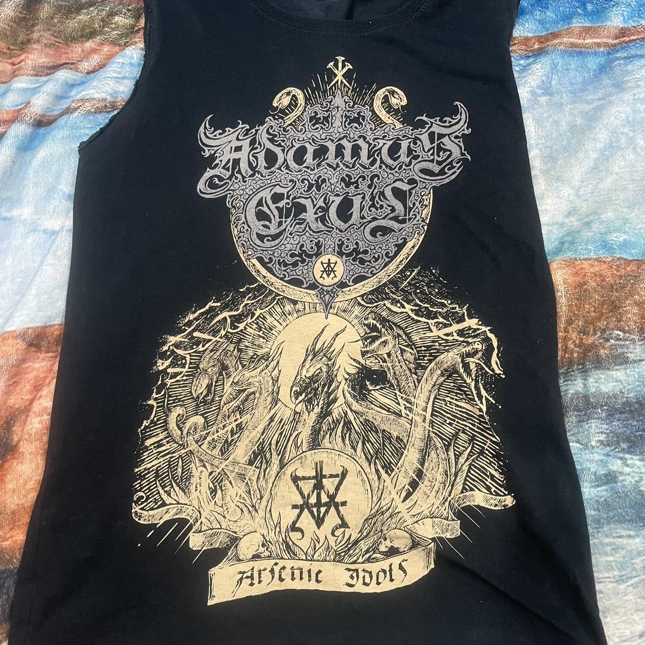 Metal band shirt Adamus exul t shirt cut off sleeves - Depop