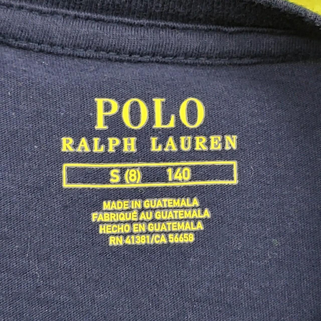 Polo Ralph Lauren Embroidered Signature Logo Tshirt... - Depop