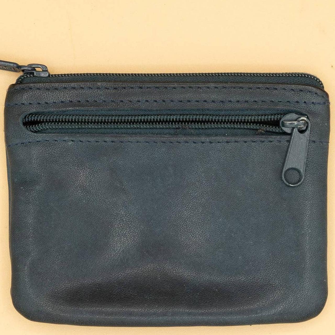 Buxton Vintage Black Leather Coin Purse with RFID. 2... - Depop