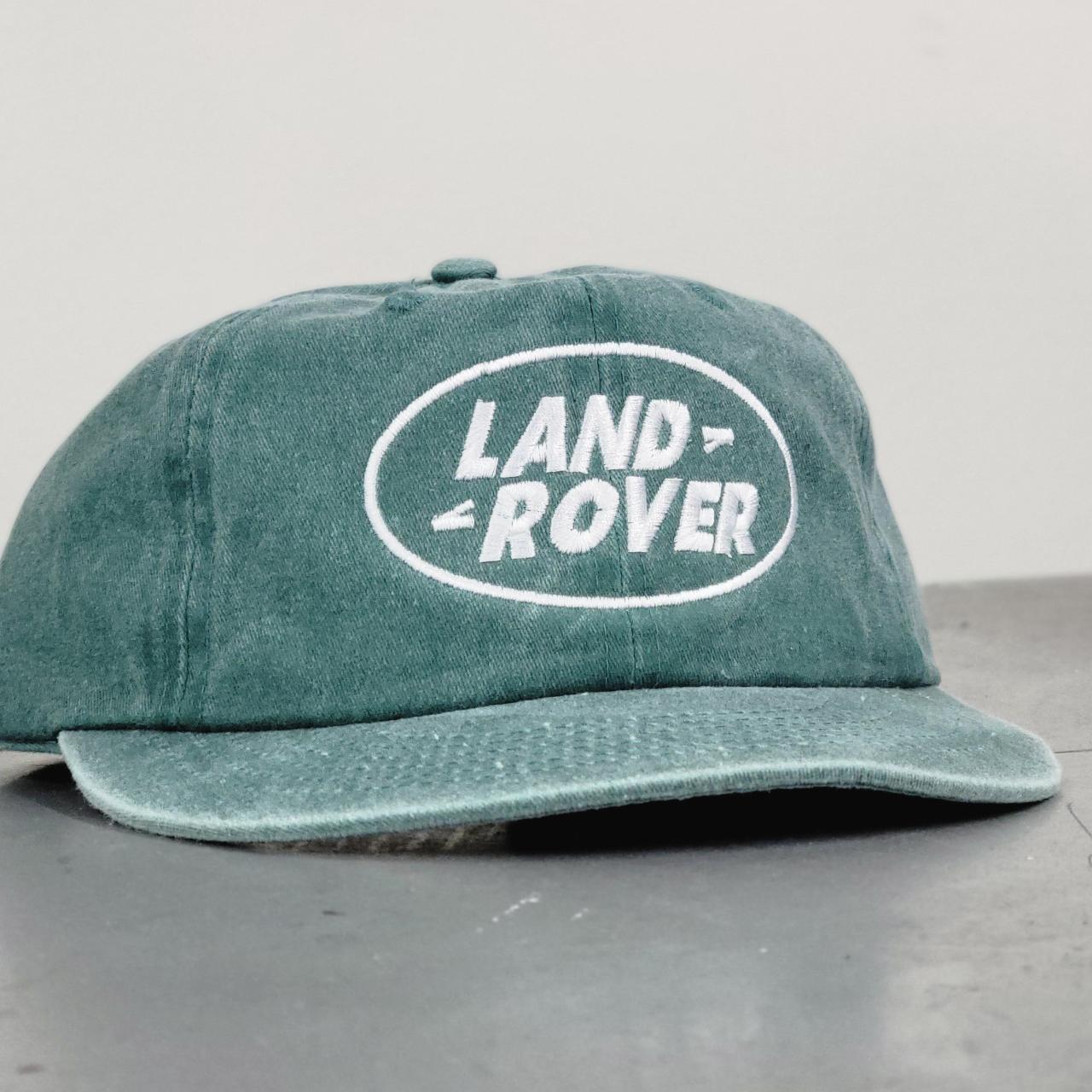 Vintage Land Rover Cap - Vintage Washed Green ... - Depop