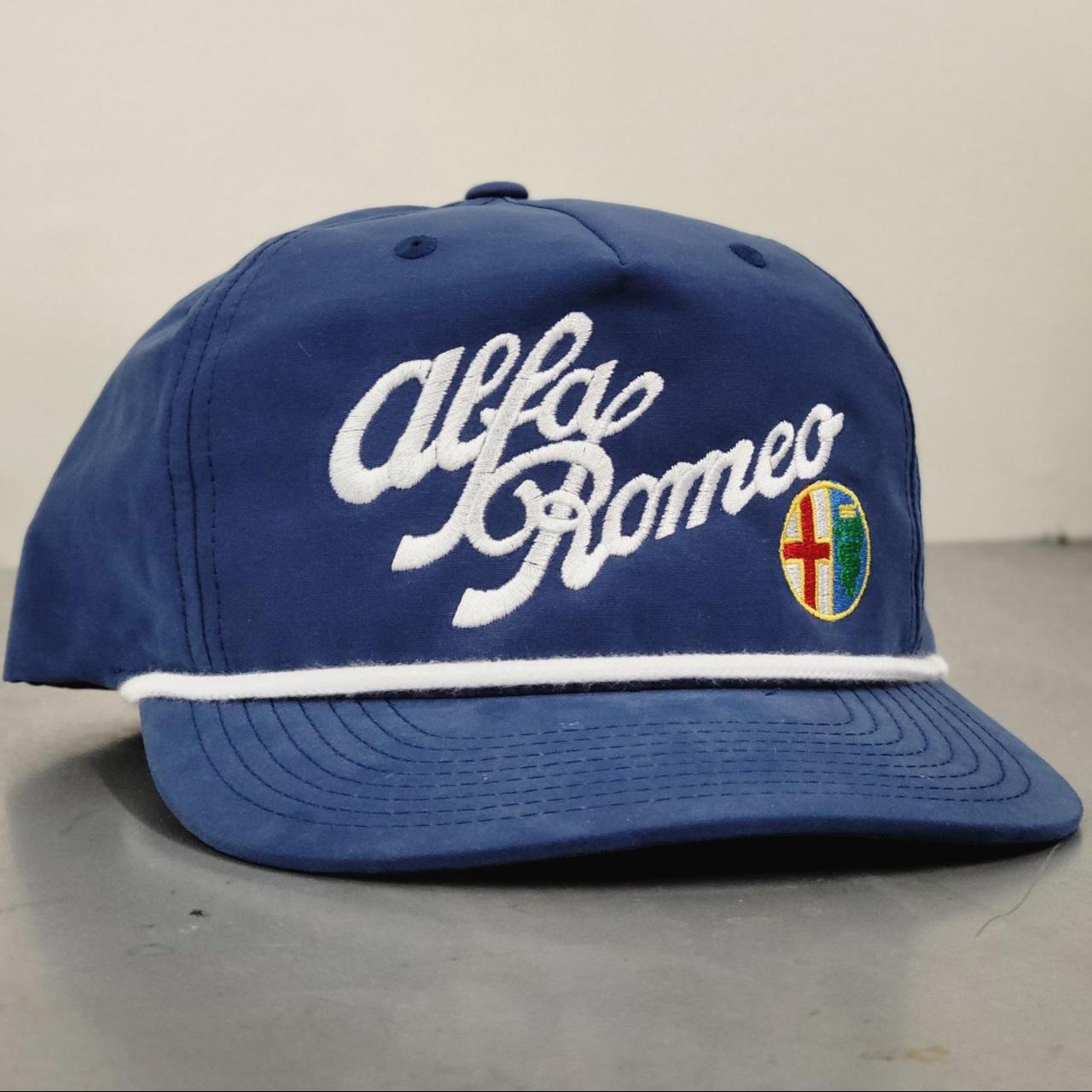 Ocean Blue / White- Snap Back - Alfa Romero Cap... - Depop