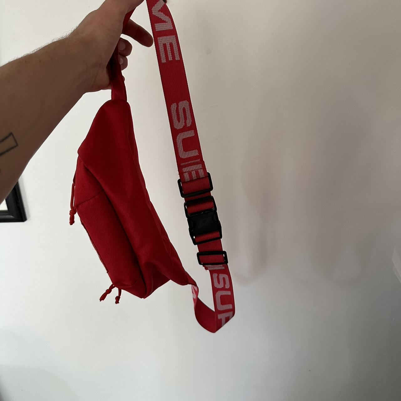 Supreme Red man bag. 🔴 Great festival bag. 100%... - Depop