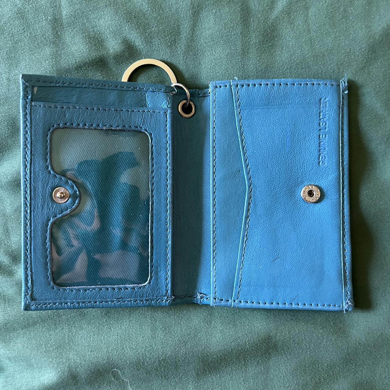 Genuine leather cute Harvard school ID keychain... - Depop