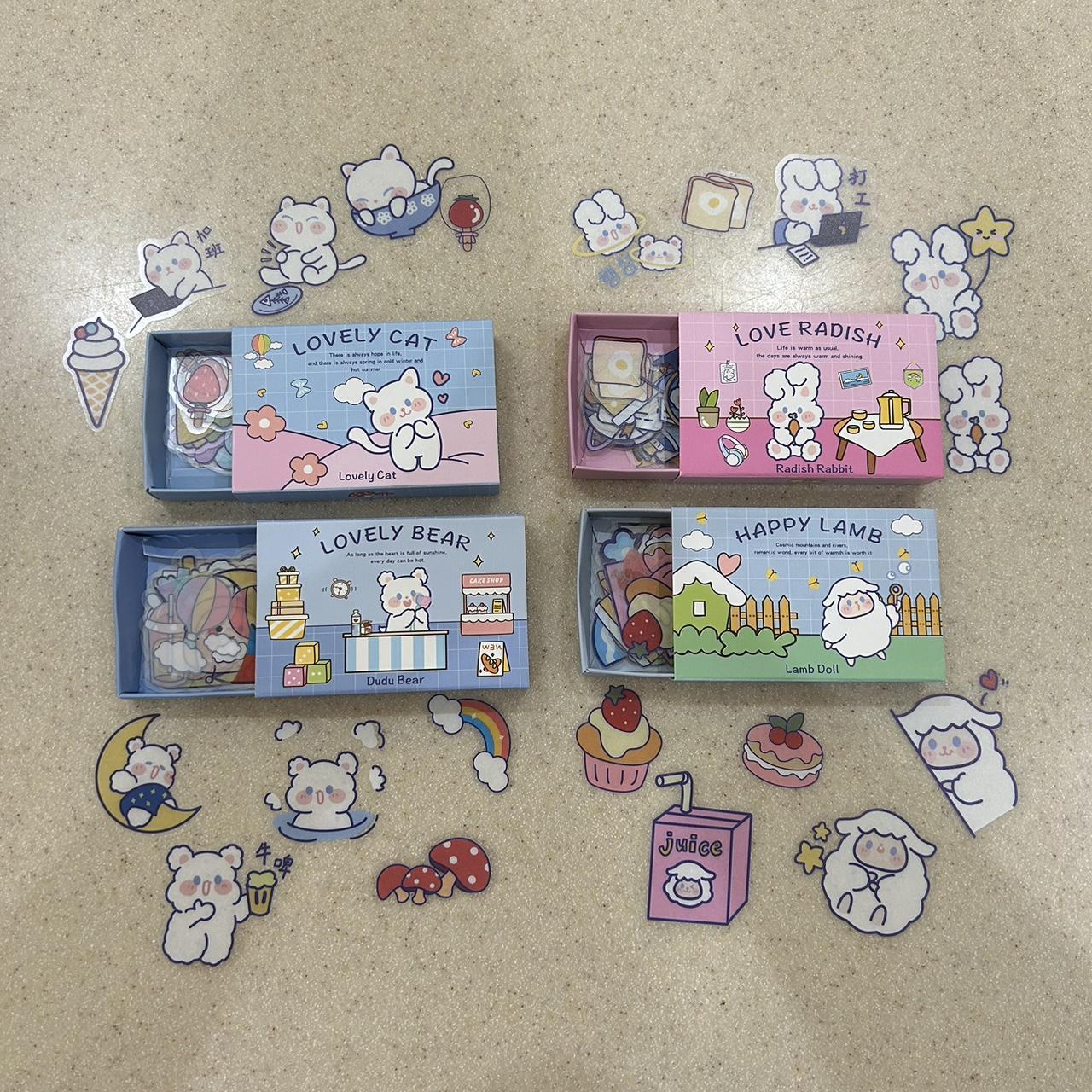 ONE STICKER BOX Sticker packs come with 20 stickers... - Depop