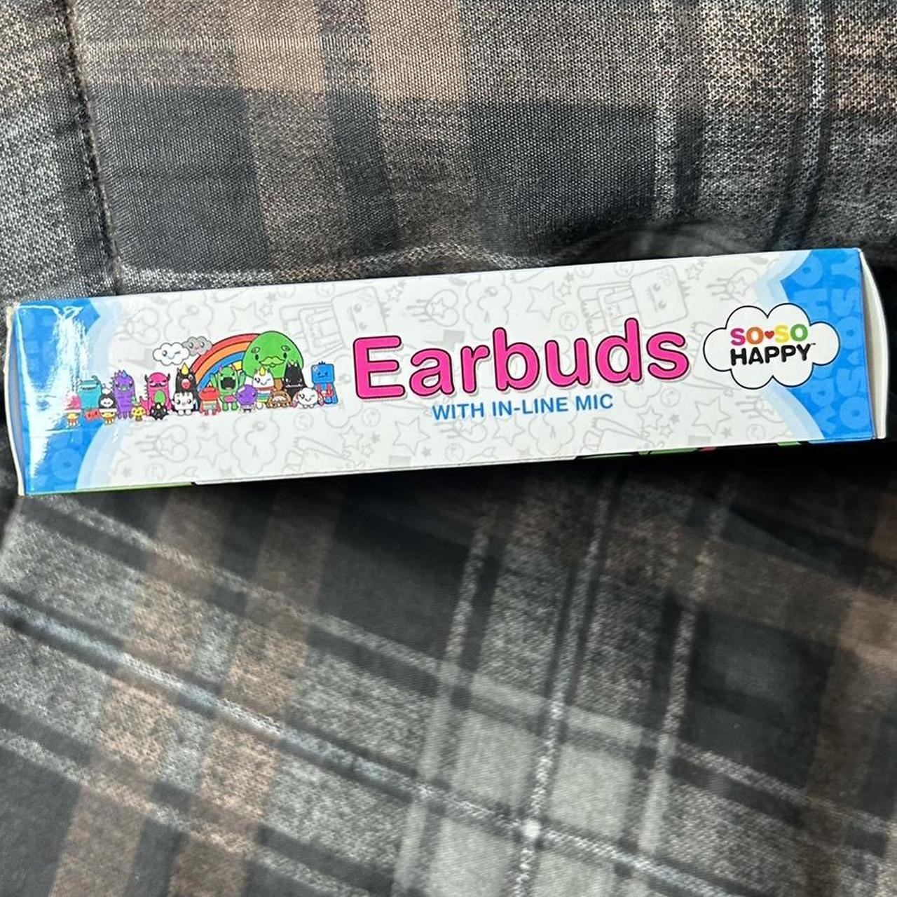 2012 So So Happy Earbuds with mic... - Depop