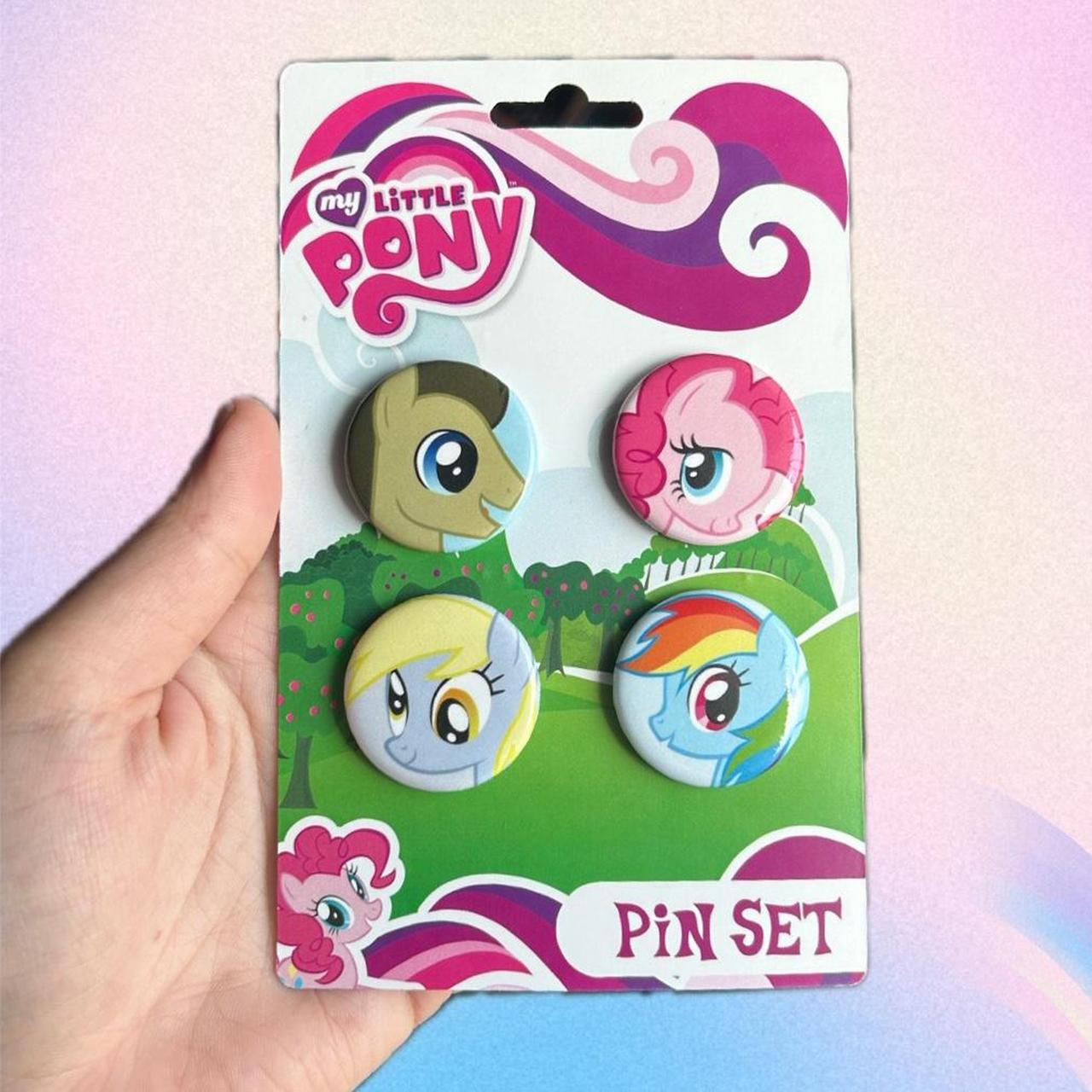 My little pony officially licensed pin set with... - Depop