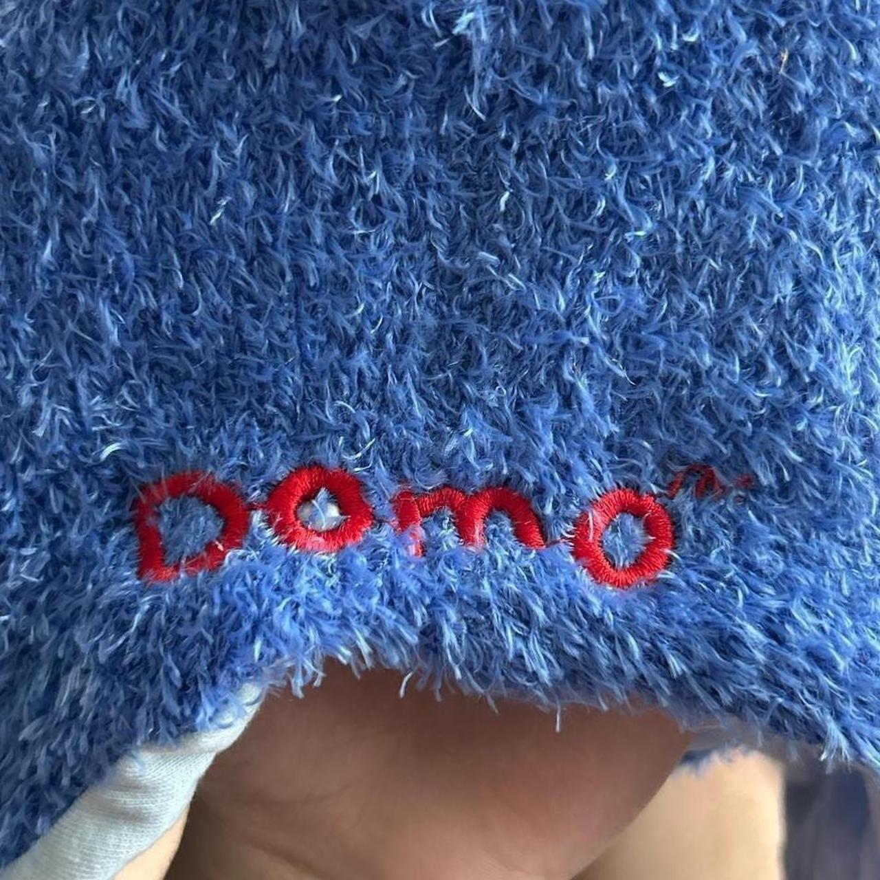 Blue domo Kun fuzzy hat Cute tassel hat hard to find... - Depop