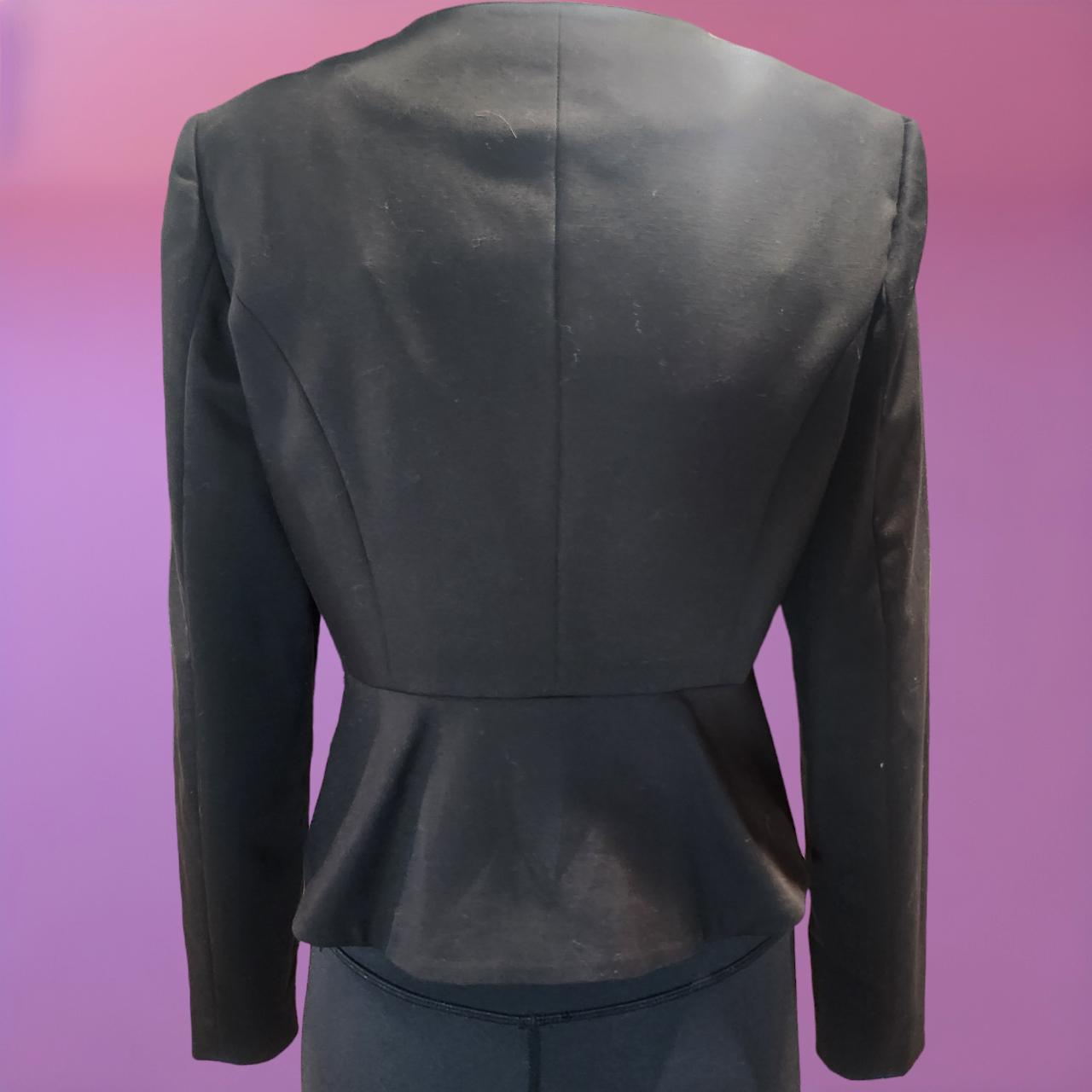 BASQUE Black work jacket Size 14 In excellent Used... - Depop