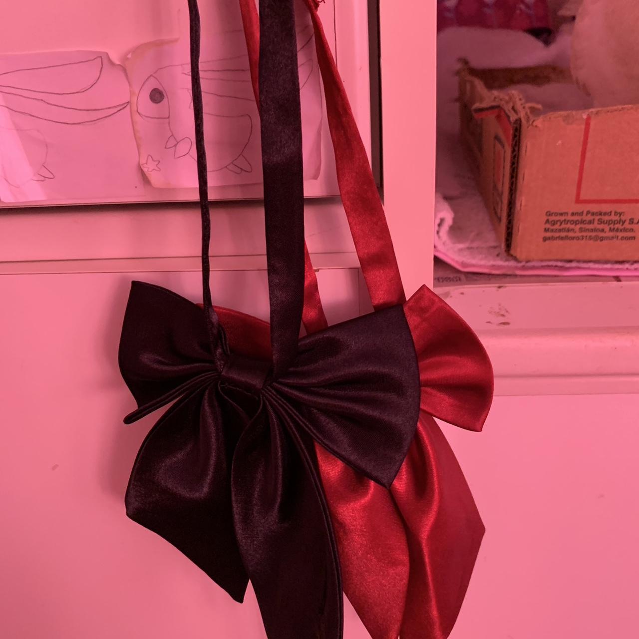 set of 2 kogal/kawaii/gyaru bows! ૮꒰ ˶• ༝ •˶꒱ა... - Depop
