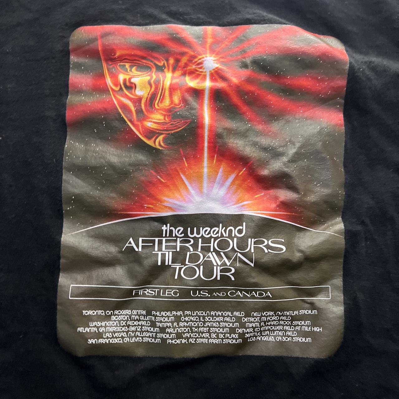 weeknd after hours tour long sleeve #weeknd #merch... - Depop