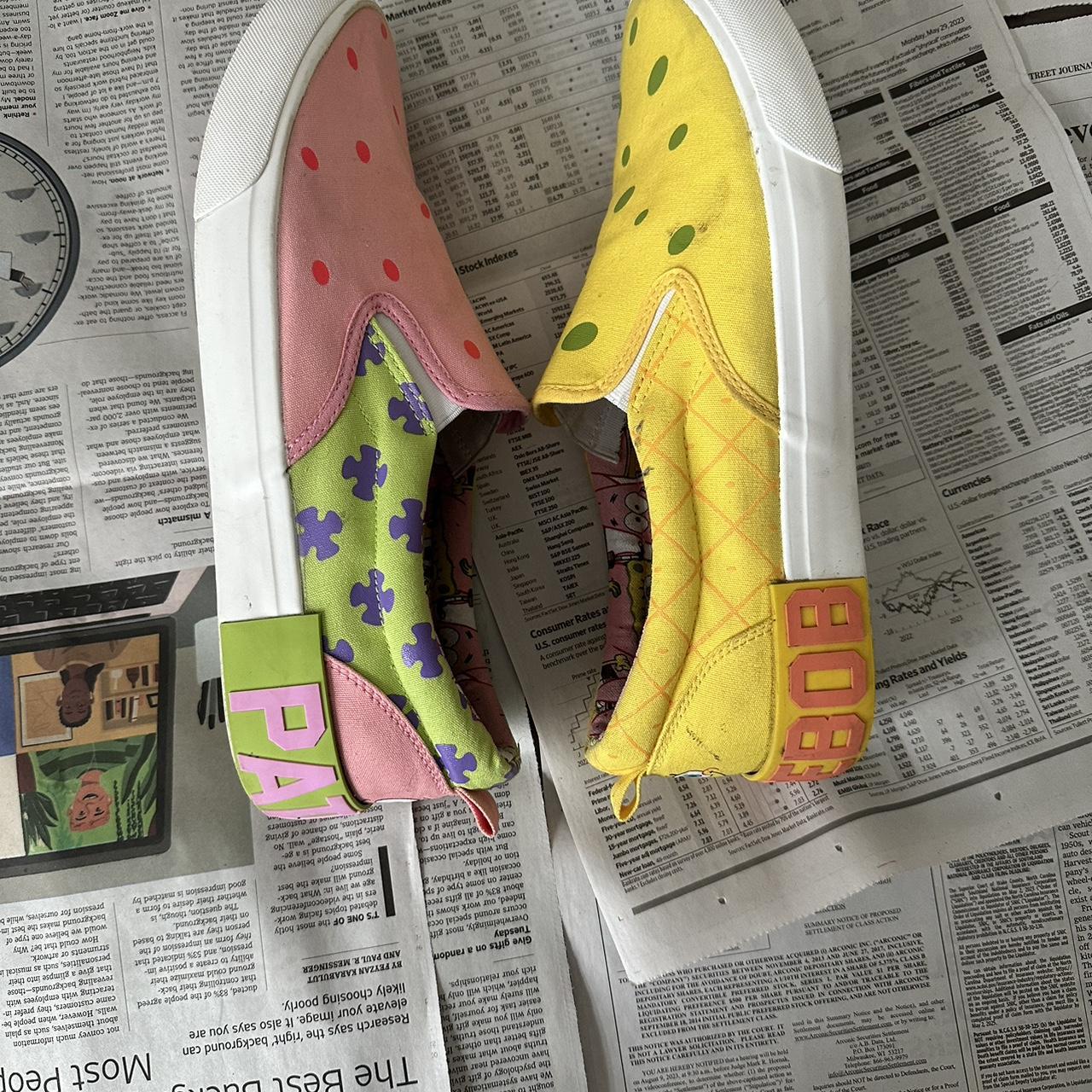 SpongeBob and Patrick shoes - Depop