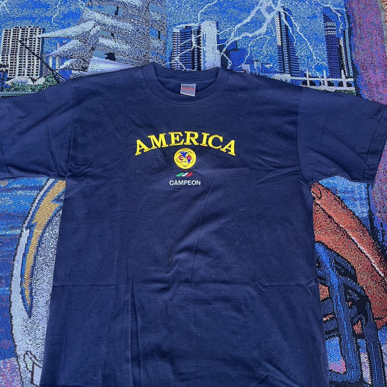 Embroidered Club America Campeon shirt Size Large... - Depop