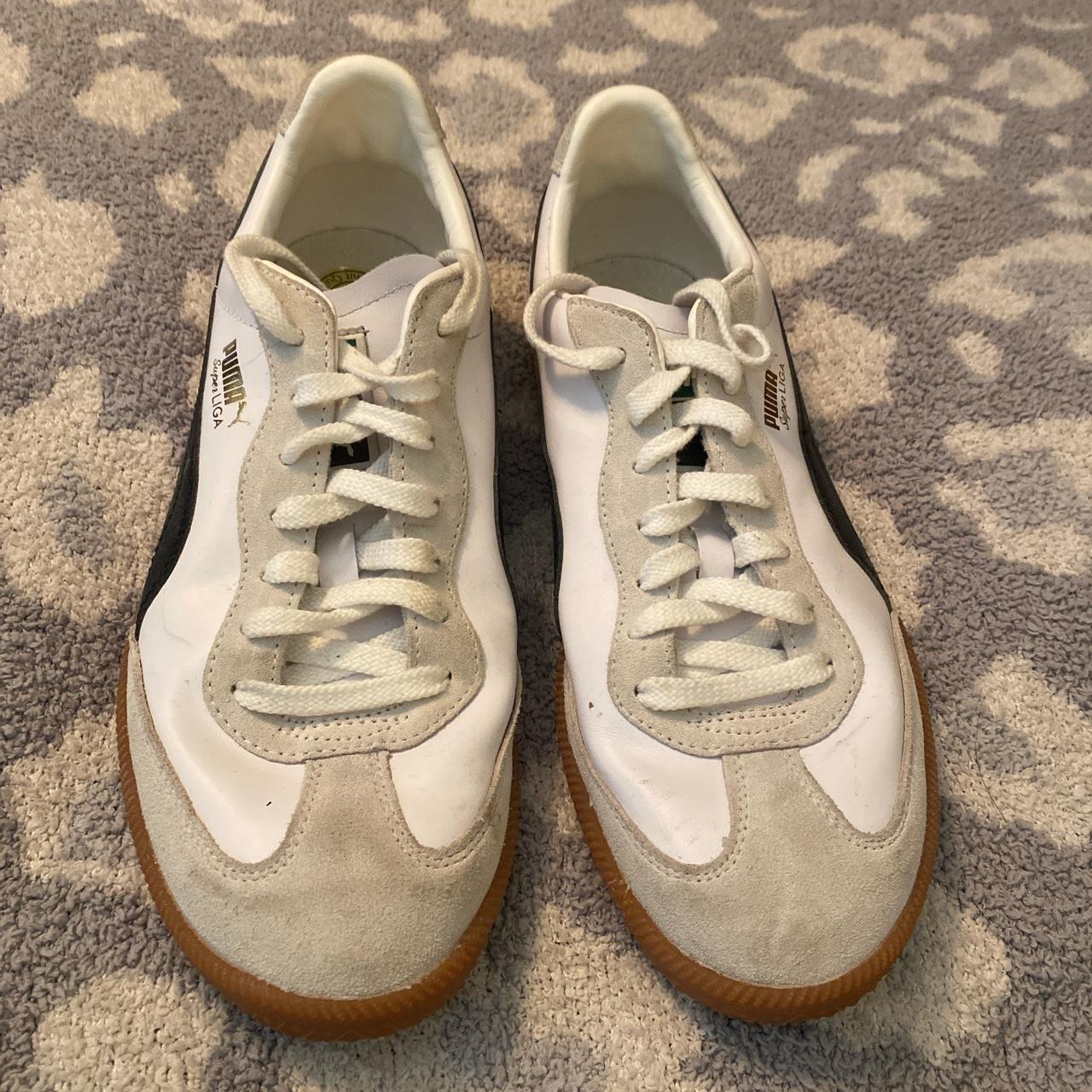 Puma Super Liga OG Retro Sneakers size 9.5 - Depop