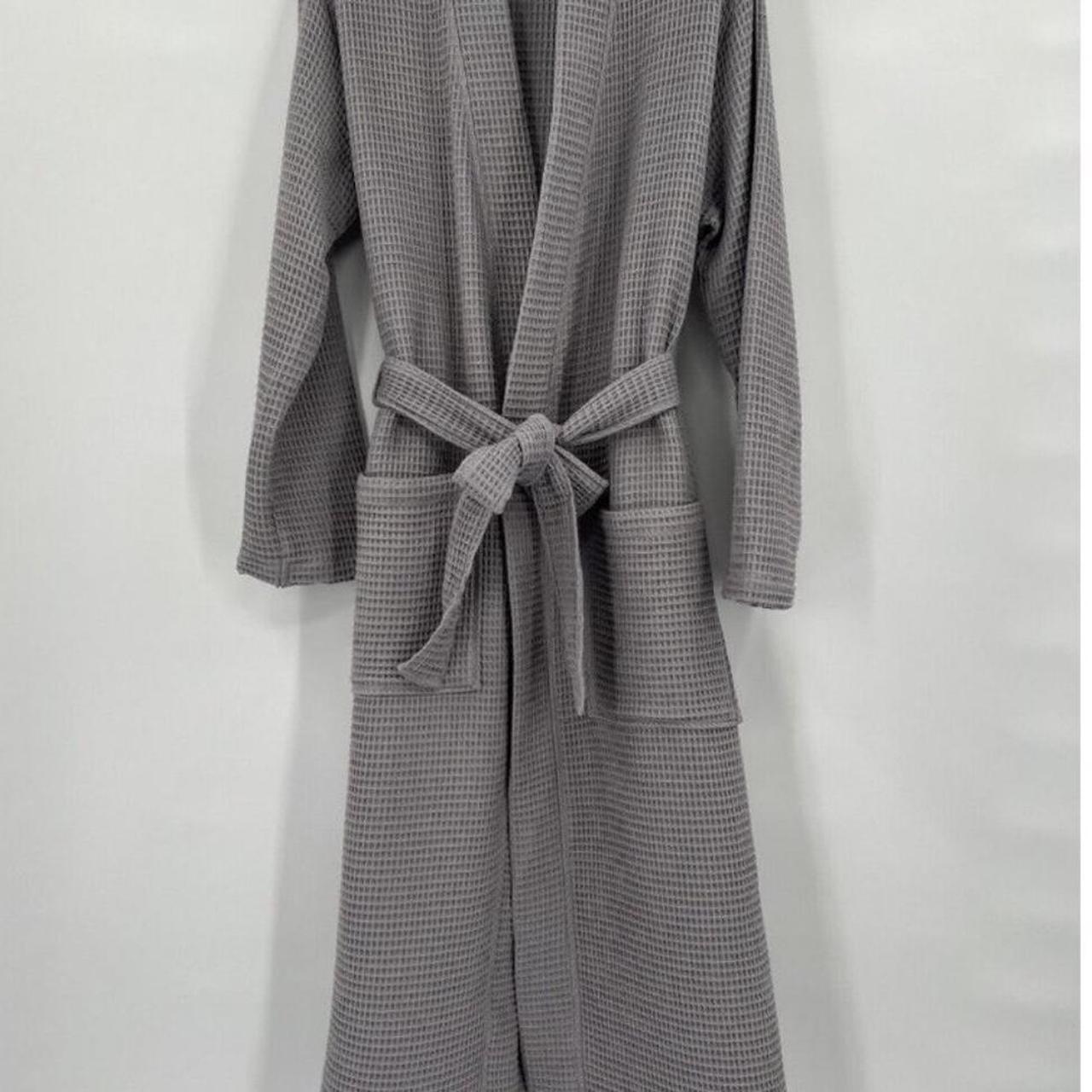 Quince Women's Gray Organic Turkish Cotton Waffle... - Depop