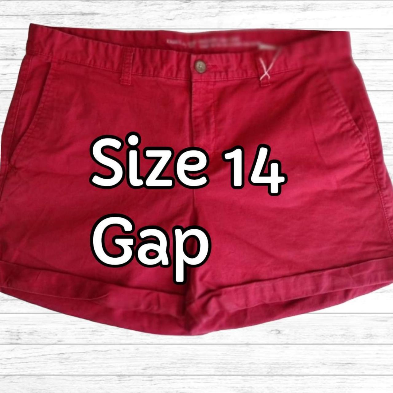 Gap Womens Red Shorts Depop