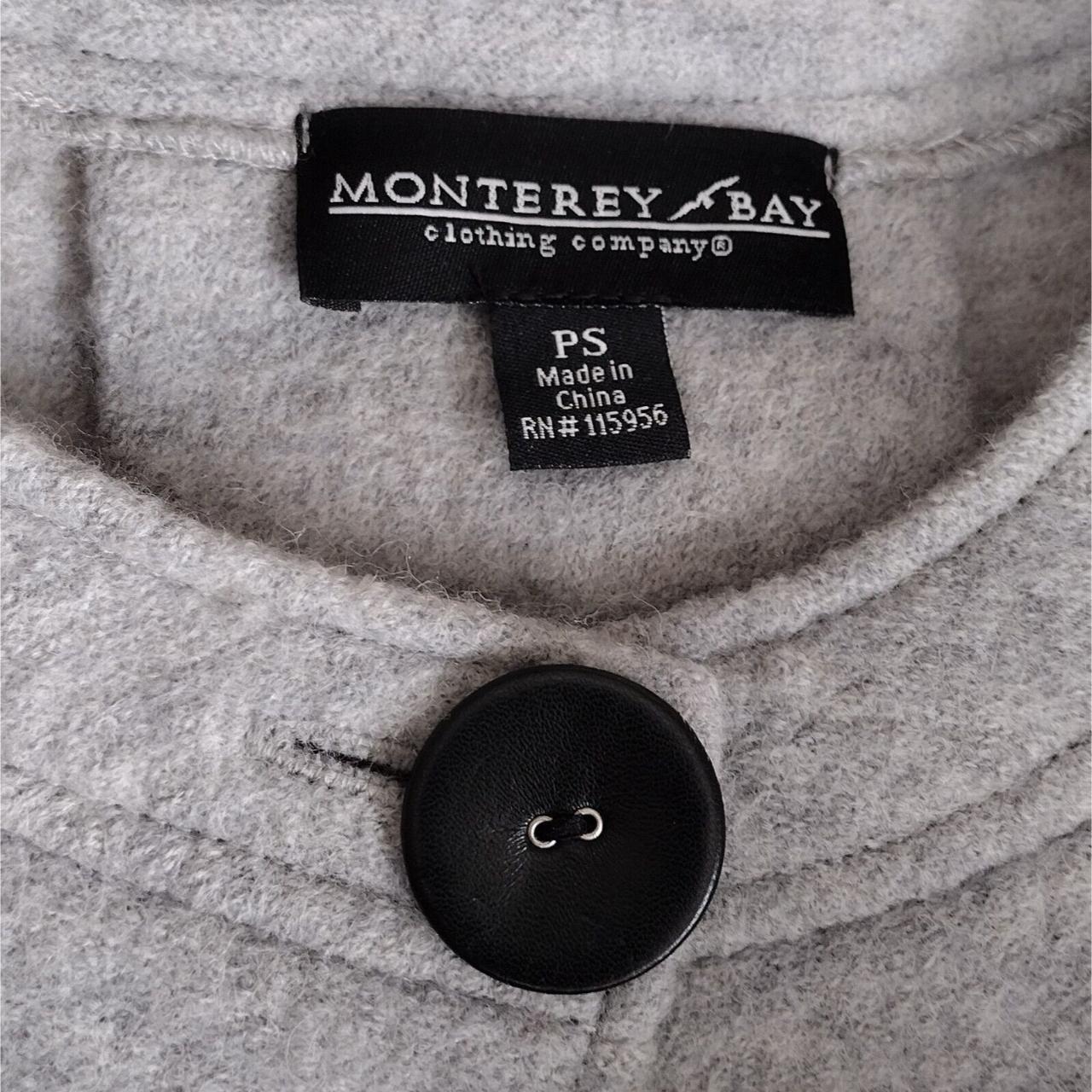 Women's Jacket Gray Button-Up Blazer Jacket. Large... - Depop