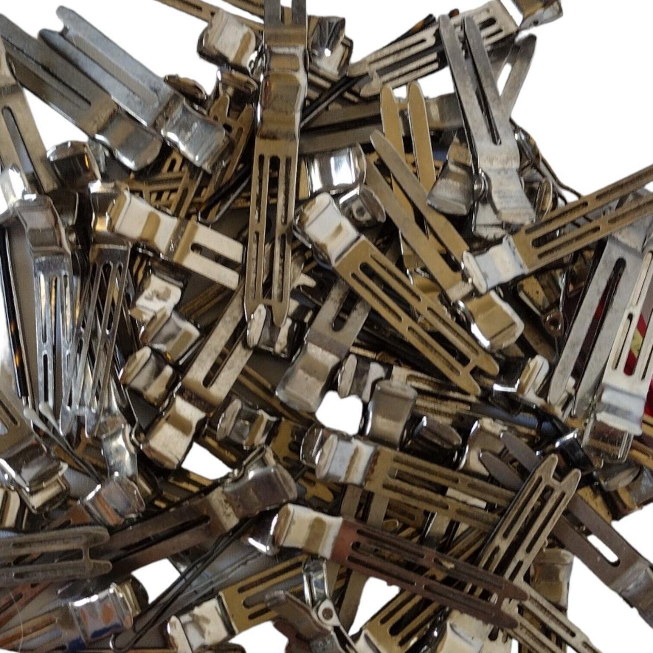 Vintage Aluminum Wave Hair Clips Hollywood Goody Tip... - Depop