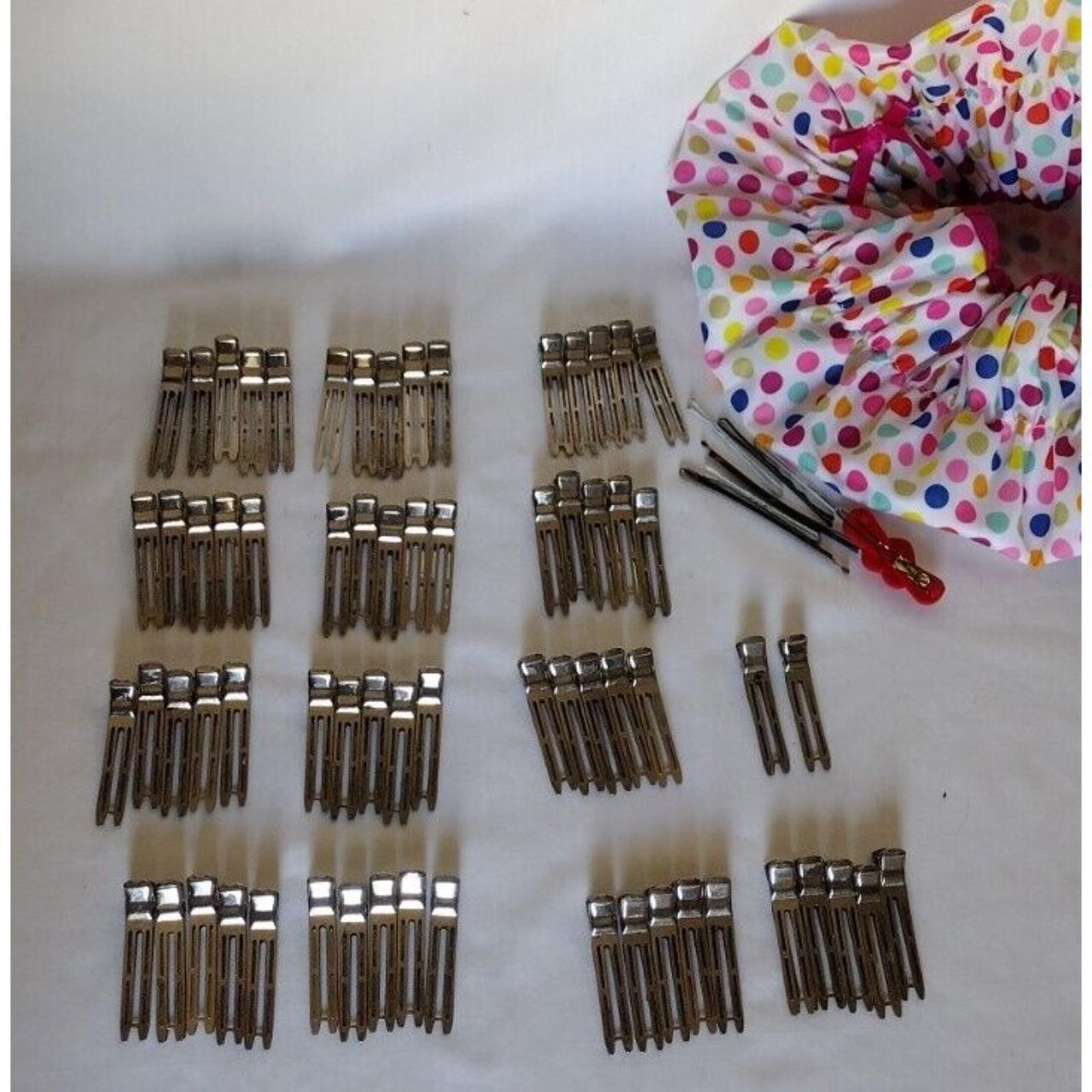 Vintage Aluminum Wave Hair Clips Hollywood Goody Tip... - Depop