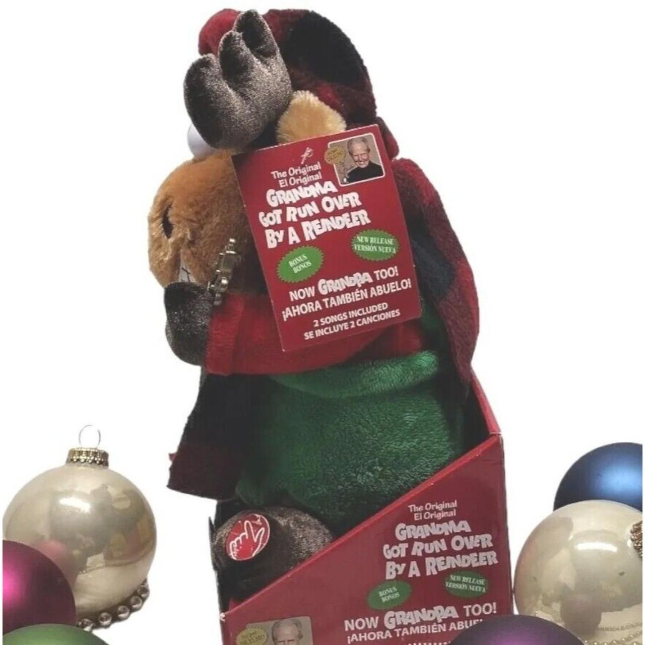Dan Dee Christmas Moose Musical Singing Plush Banjo... - Depop