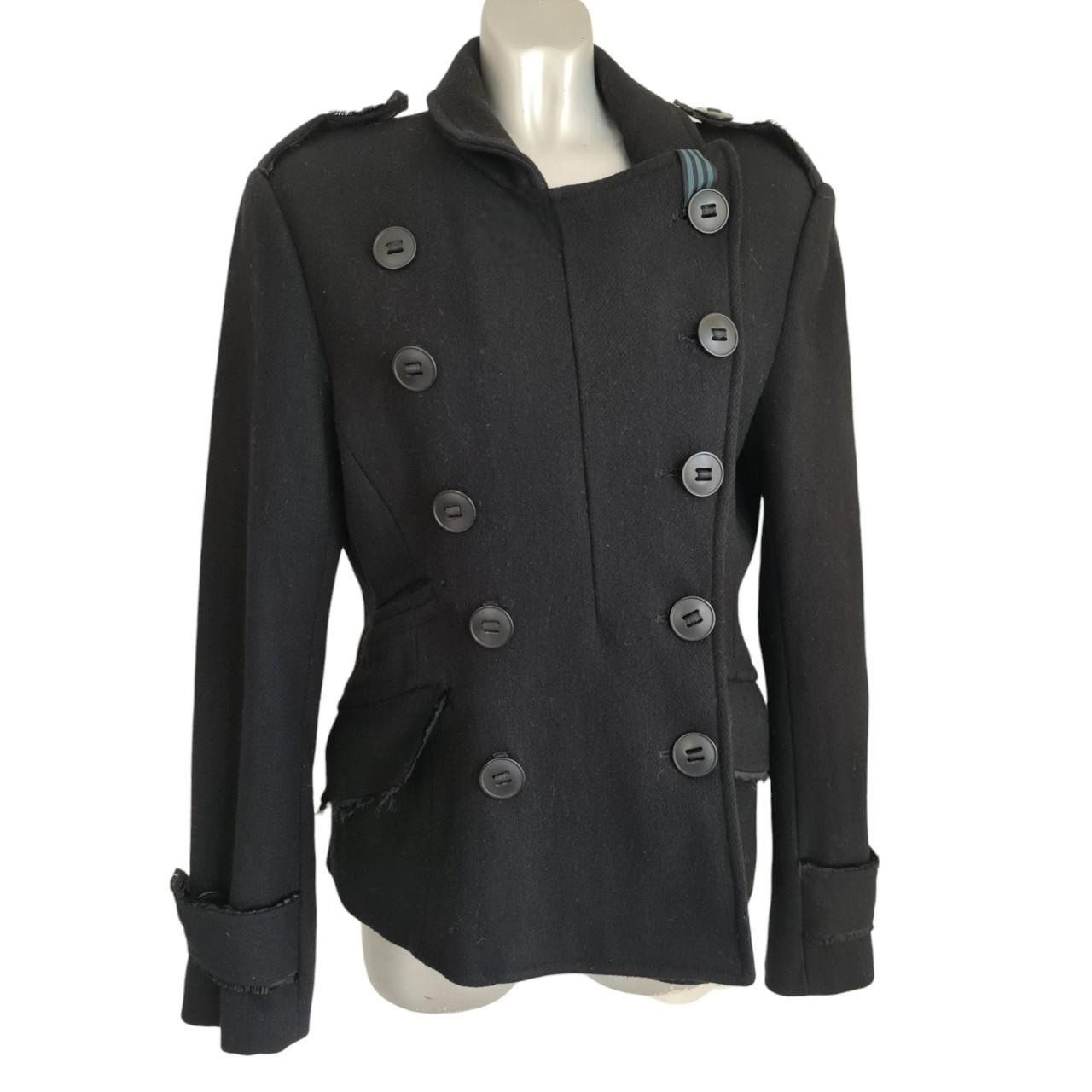 Mango MNG Black Military Style Jacket.... - Depop