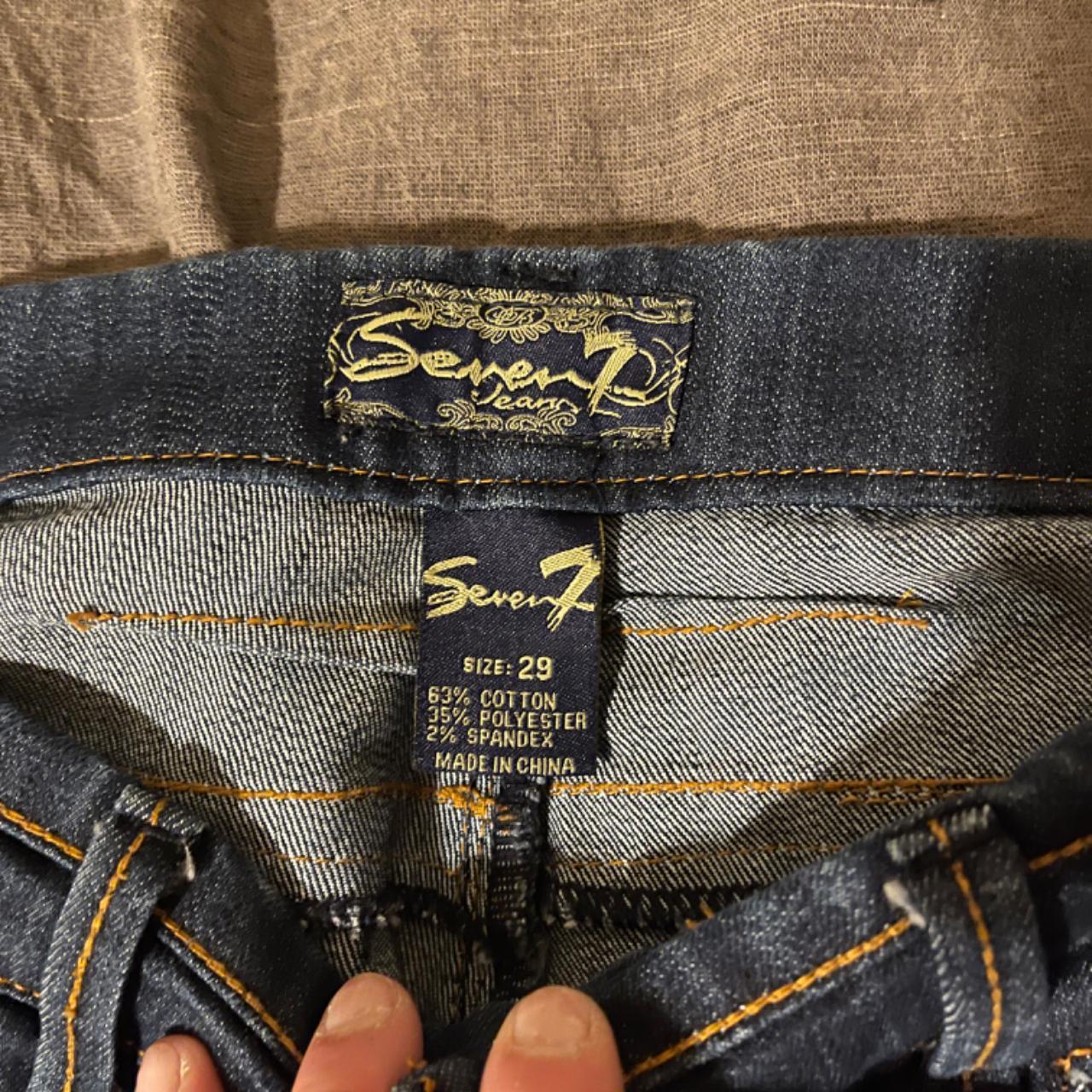 Seven7 Women's Navy Jeans | Depop