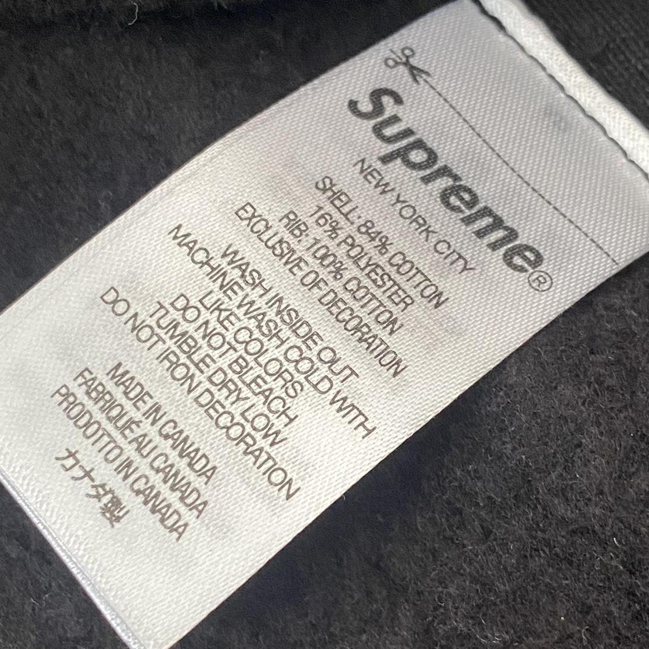 Black supreme box logo size L FW23 like new... - Depop