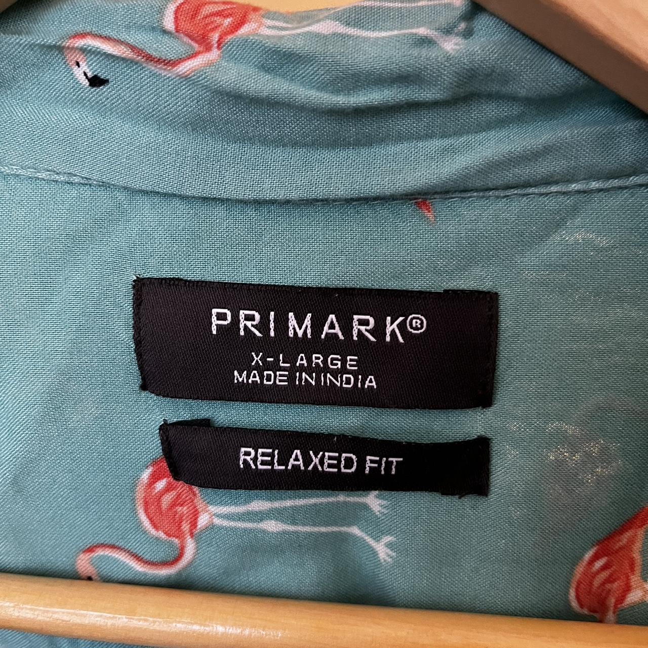 Primark light blue flamingo shirt Size: XL Perfect... - Depop