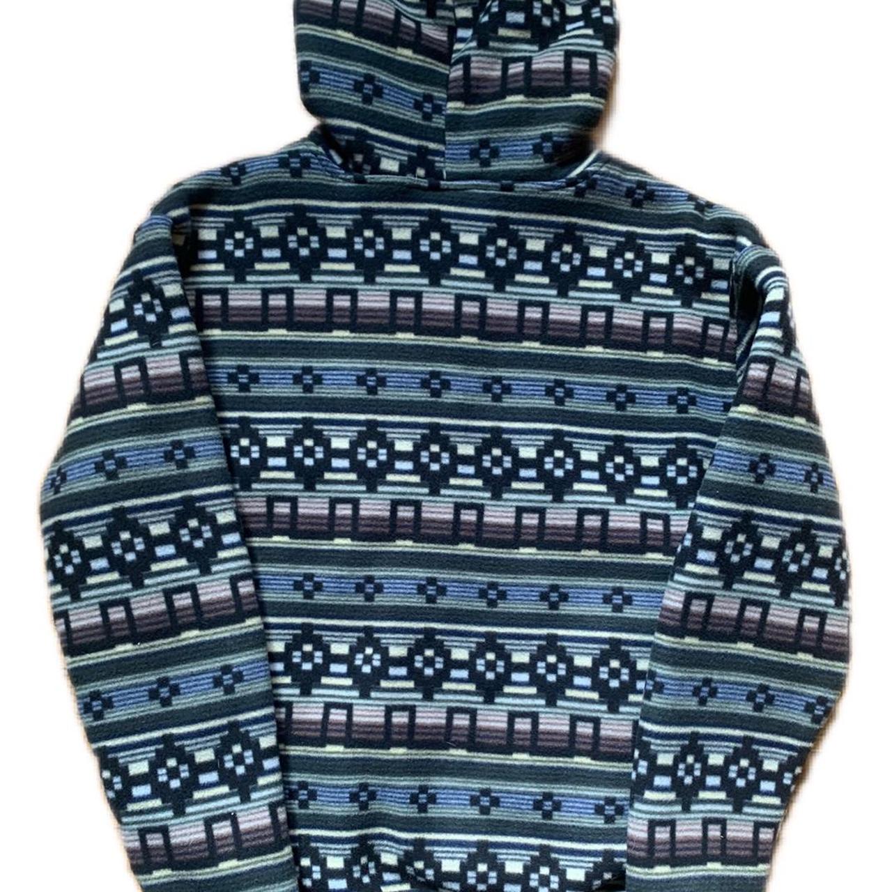 Vintage Full Frint Push Fleece -Size M - Depop