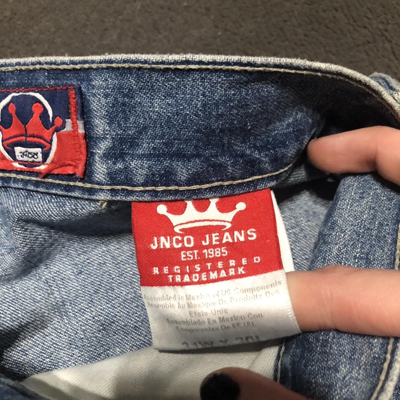 Jnco Flaming Skull Brand new 320$ designs on... - Depop