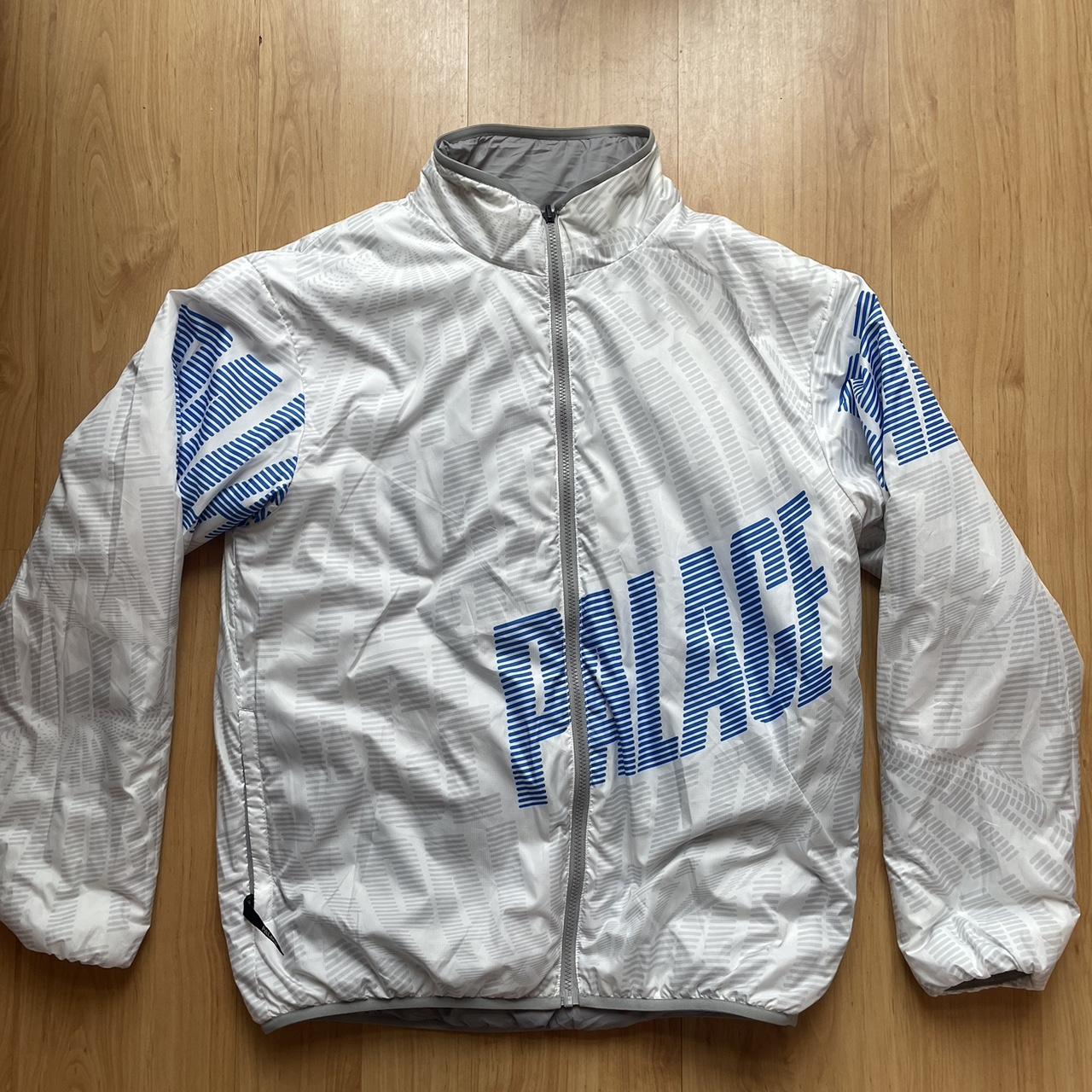 Palace Men's Grey Jacket | Depop