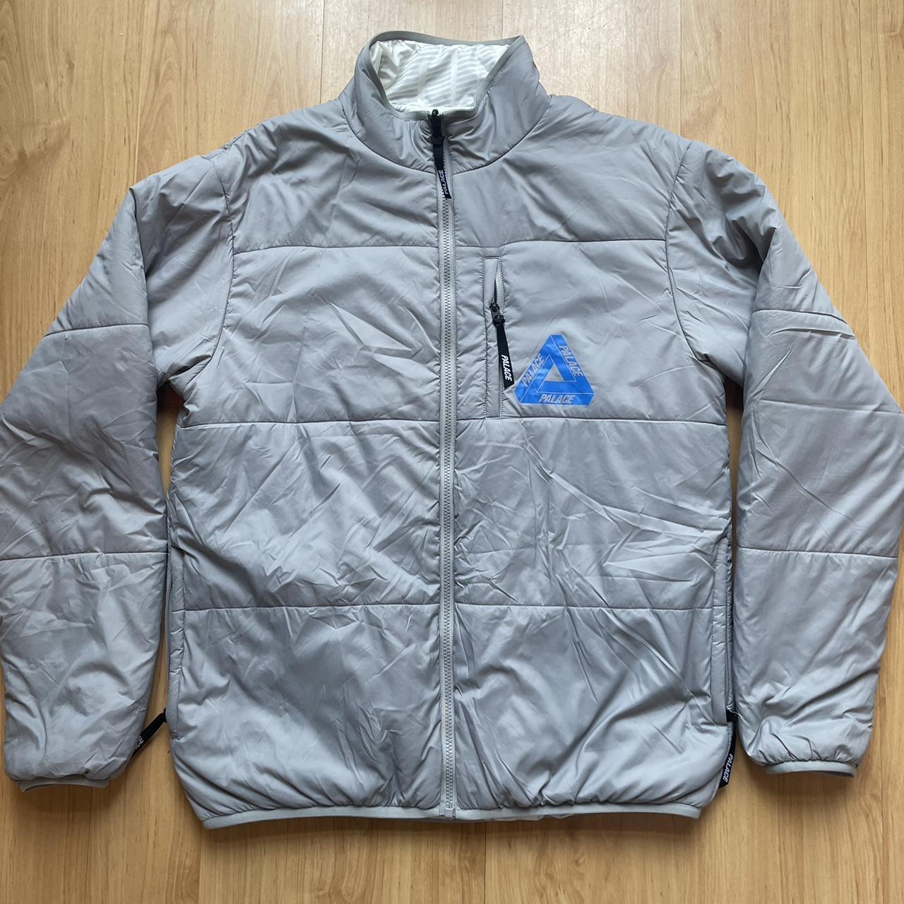 Palace Men's Grey Jacket | Depop