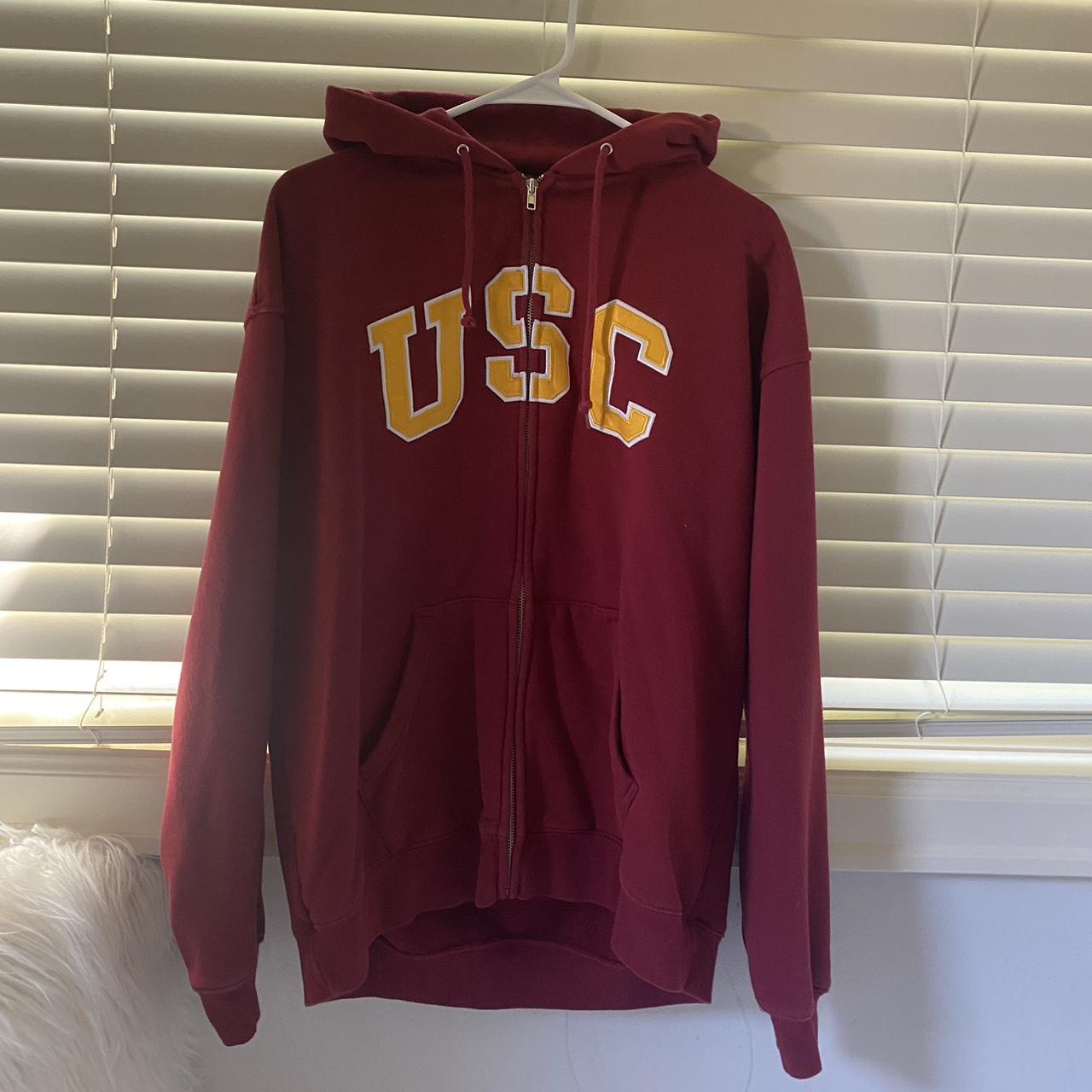 USC zip up hoodie. Casual sports wear. - Depop