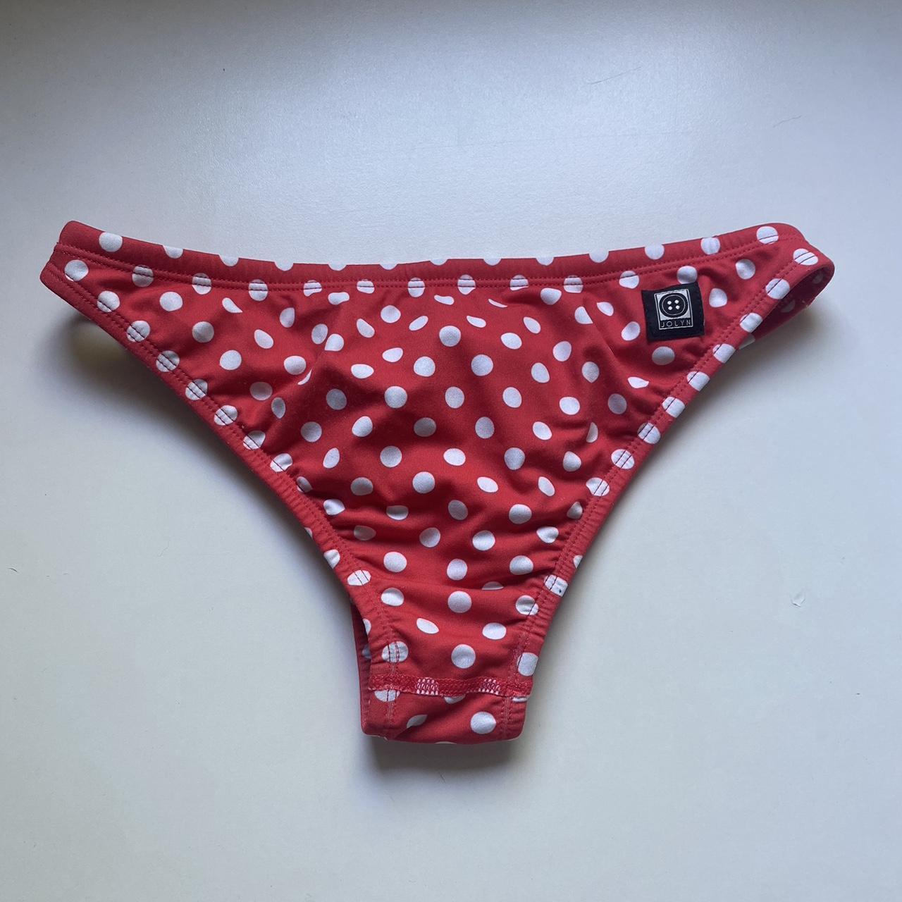 Polka Dot Jolyn Bikini Bottoms Depop
