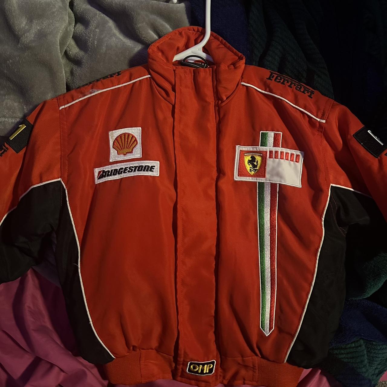 small in little kids ferrari f1 jacket | Depop