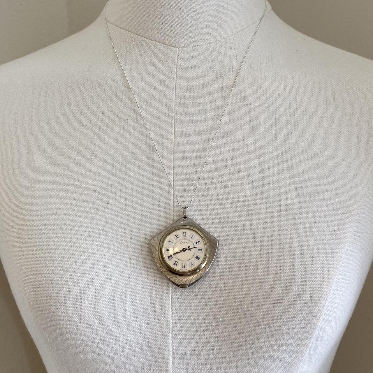 Endura Gothic Ladies’ Vintage Watch Pendant With... - Depop