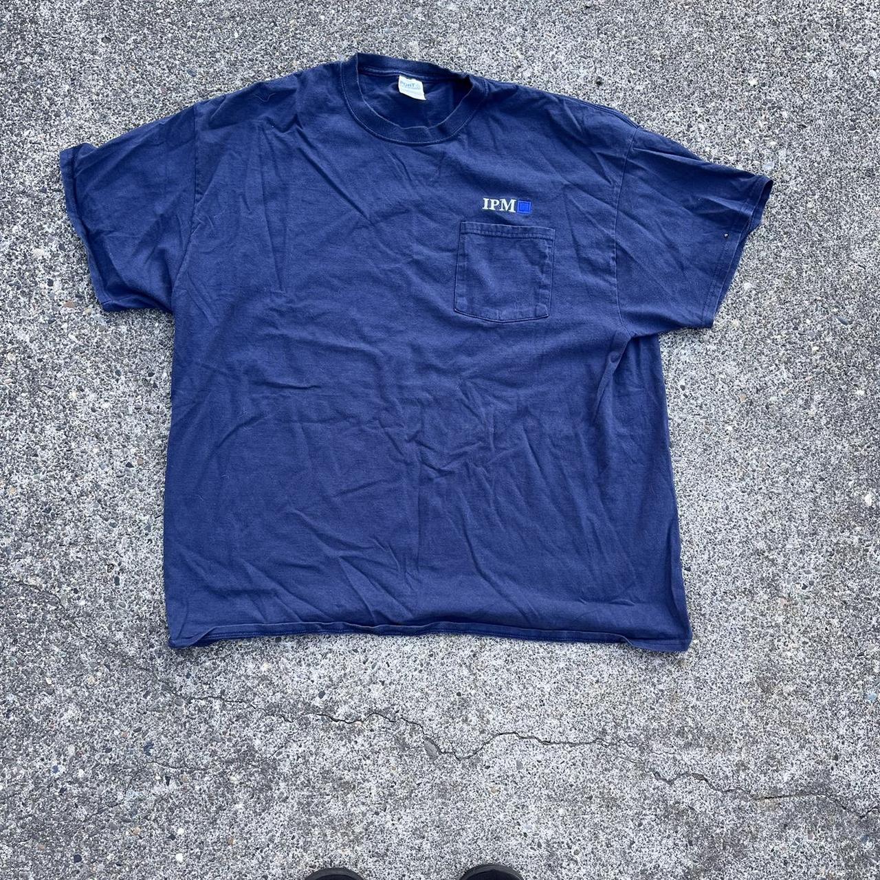 Navy IPM Workwear Shirt Size: 2XL Feel free to ask... - Depop