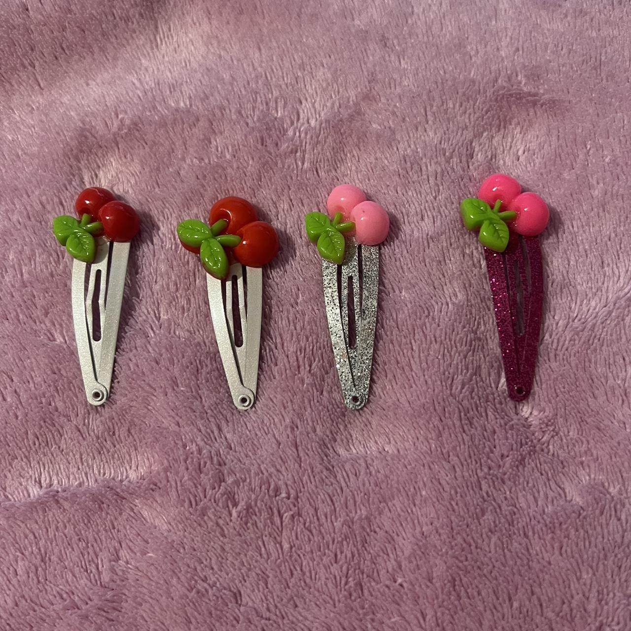 hand-made hair clips!! this combo comes with a pair... - Depop