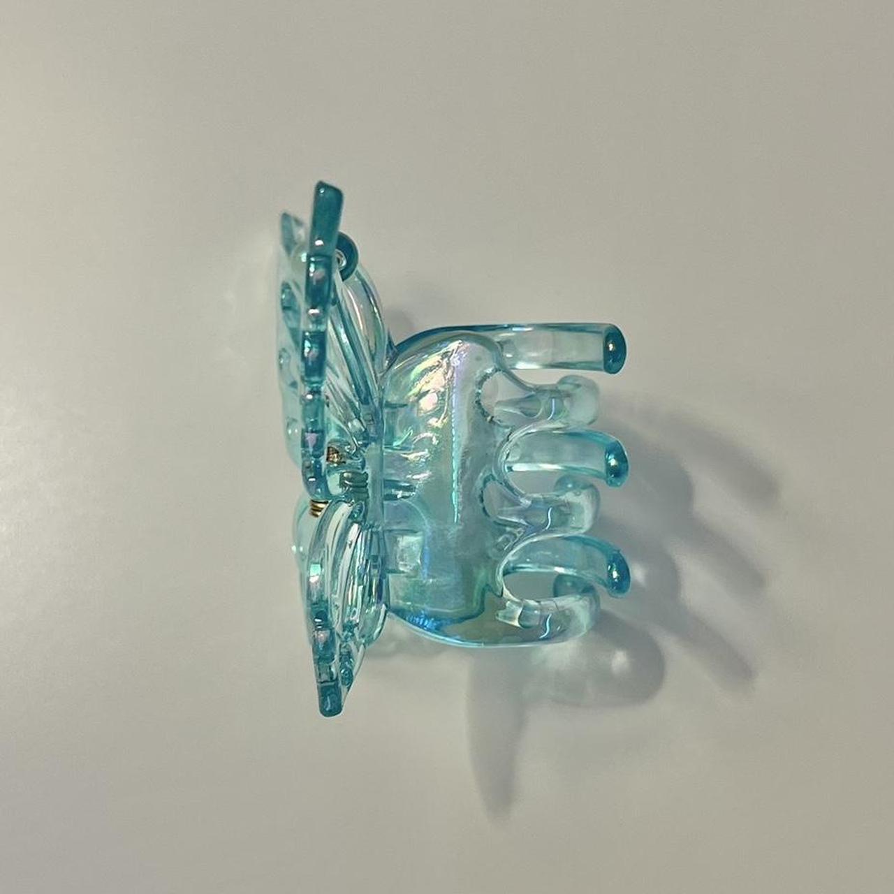 Blue butterfly claw clip 🦋 This is a shiny,... - Depop