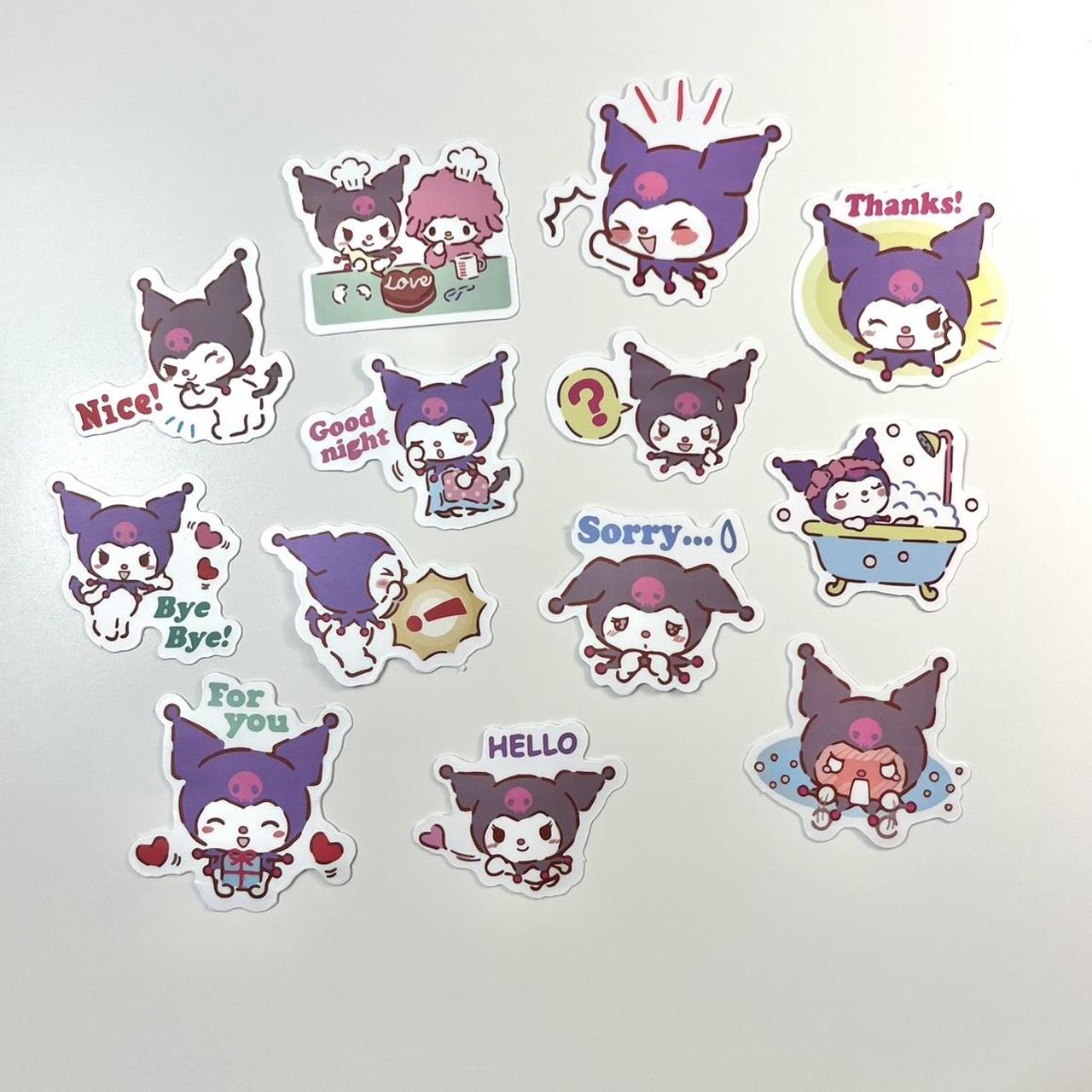 Kuromi sticker lot 💜 This is a lot of 13 cute... - Depop